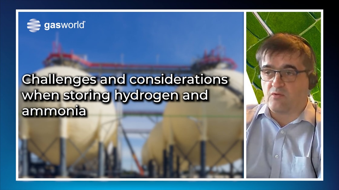 Video | Challenges and considerations when storing hydrogen and ammonia ...